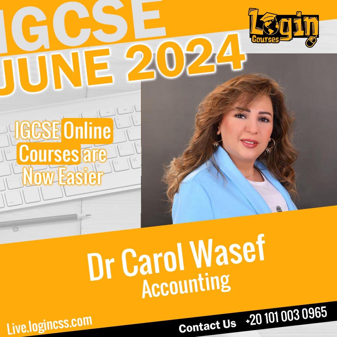 Dr Carol Wassef Accounting OL Cambridge June 2024 - Login Courses